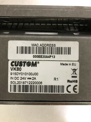 Custom VK80 915DY010100J00 Thermal Printer Fw Ver 1.83 TICKET / KIOSK ...