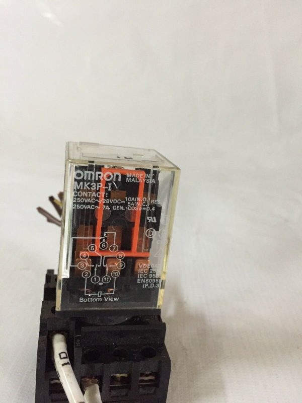 Omron MK3P-I with socket 25x4h relay MK3PI - Industrial SOL Pte Ltd