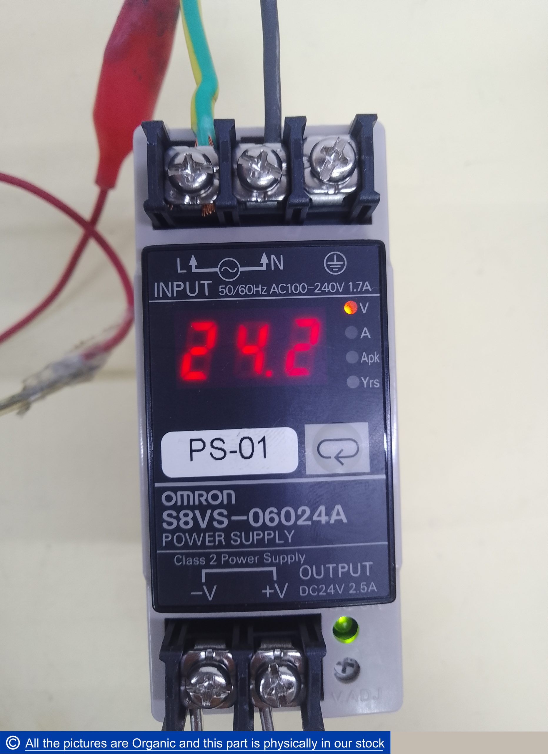 Omron S8VS-06024A Switching Power Supply 100-240VAC 60W 24VDC ...