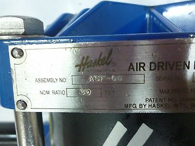HASKEL ASF-60 Air Driven Fluid Pump Ratio 60 +01 ASF60