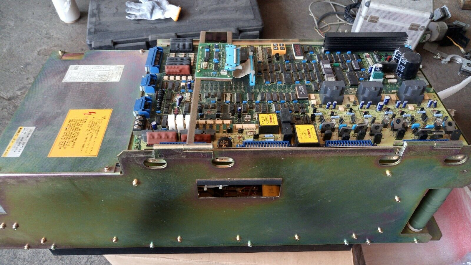 Fanuc AC Spindle Servo Unit A06B-6055-H215 CNC Works Okuma Corp. Japan ...