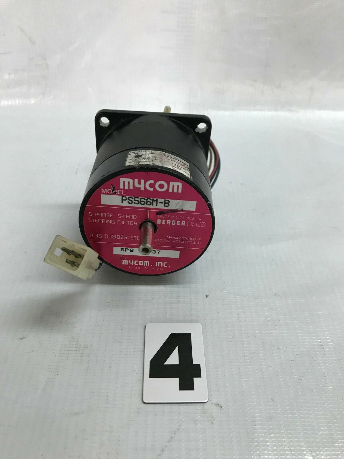Mycom PS566M-B 5-phase 5-speed stepping motor - Industrial SOL Pte Ltd