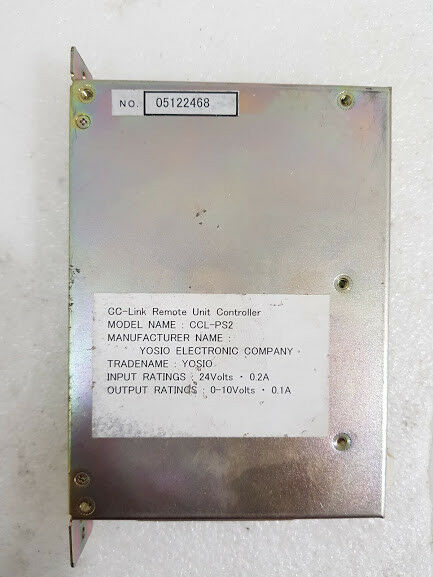 YOSIO Electronic CC-Link Remote unit controller CCL-PS2 - Industrial ...