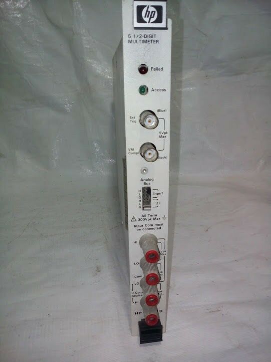 HP E1411B 75000 Ser C 5 1/2-DIGIT Ser C Multimeter VXI Bus HP E1401A ...