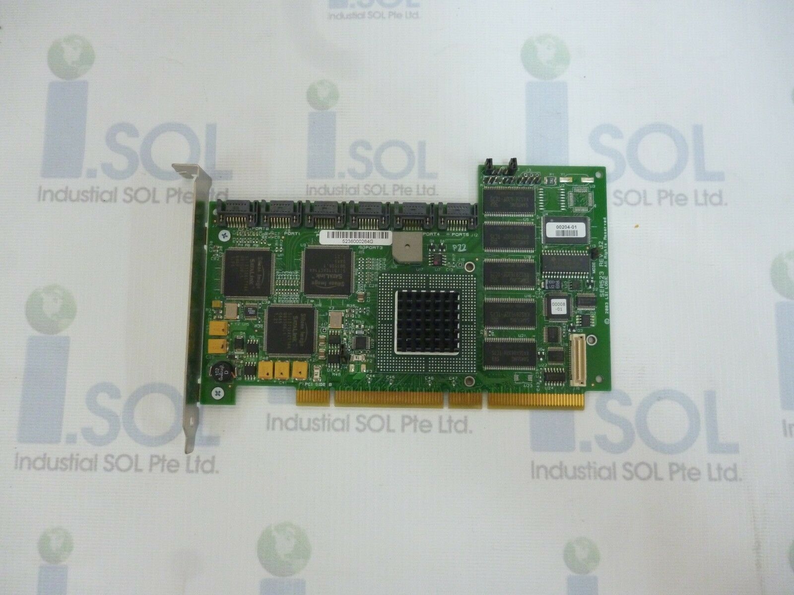 LSI Logic SER523 Rev B2 Raid Sata Controller PCI-X Card **Free Express Shipping - Industrial SOL ...