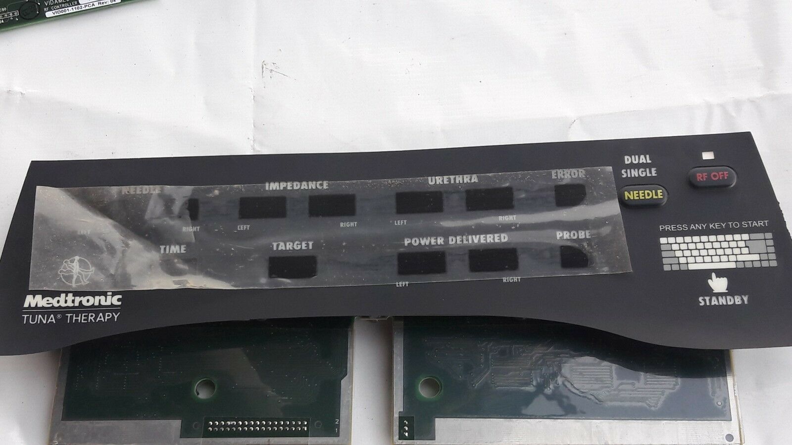 Medtronic Tuna therapy 7900 rf display panel keypad 9372-00505-001/A