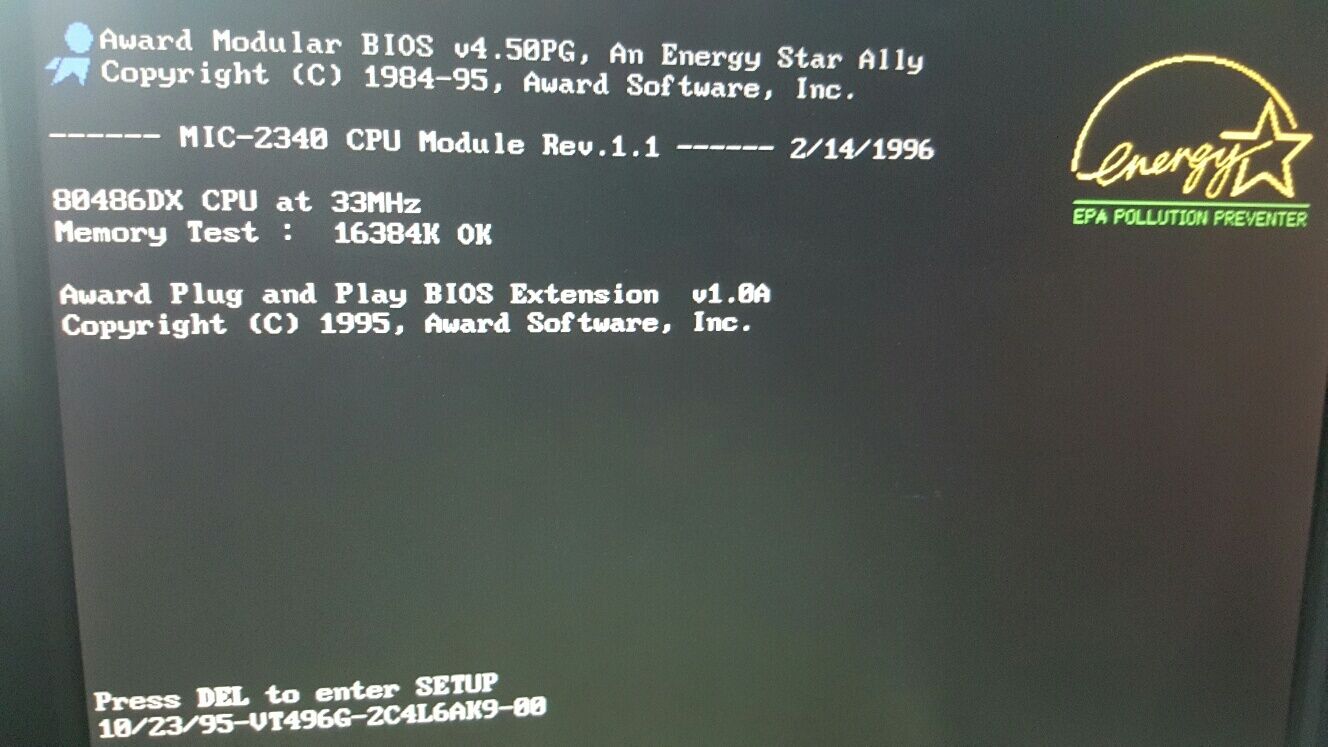 MIC-2340 A1 Bios Rev 1.1 Advantech industrial single board computer MIC ...