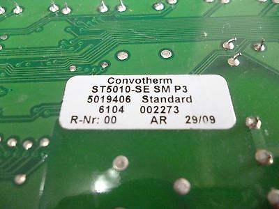 Convortherm ST5010-SE SM P3 5019406 R-Nr. 00 AR 29/09 bootloader Software V5.00 - Industrial SOL ...