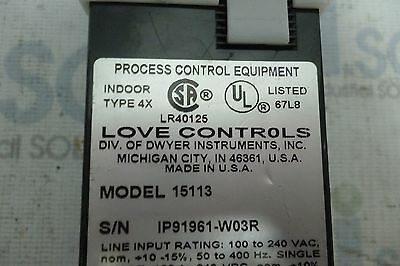 Love Controls 1500 process control unit Type 4X 15113 - Industrial SOL ...