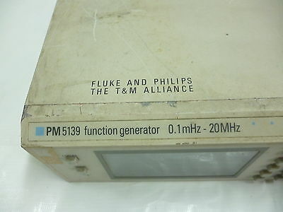 Philips PM 5139/021 Programmable Function Generator 0.1mHz-20MHz Fluke ...