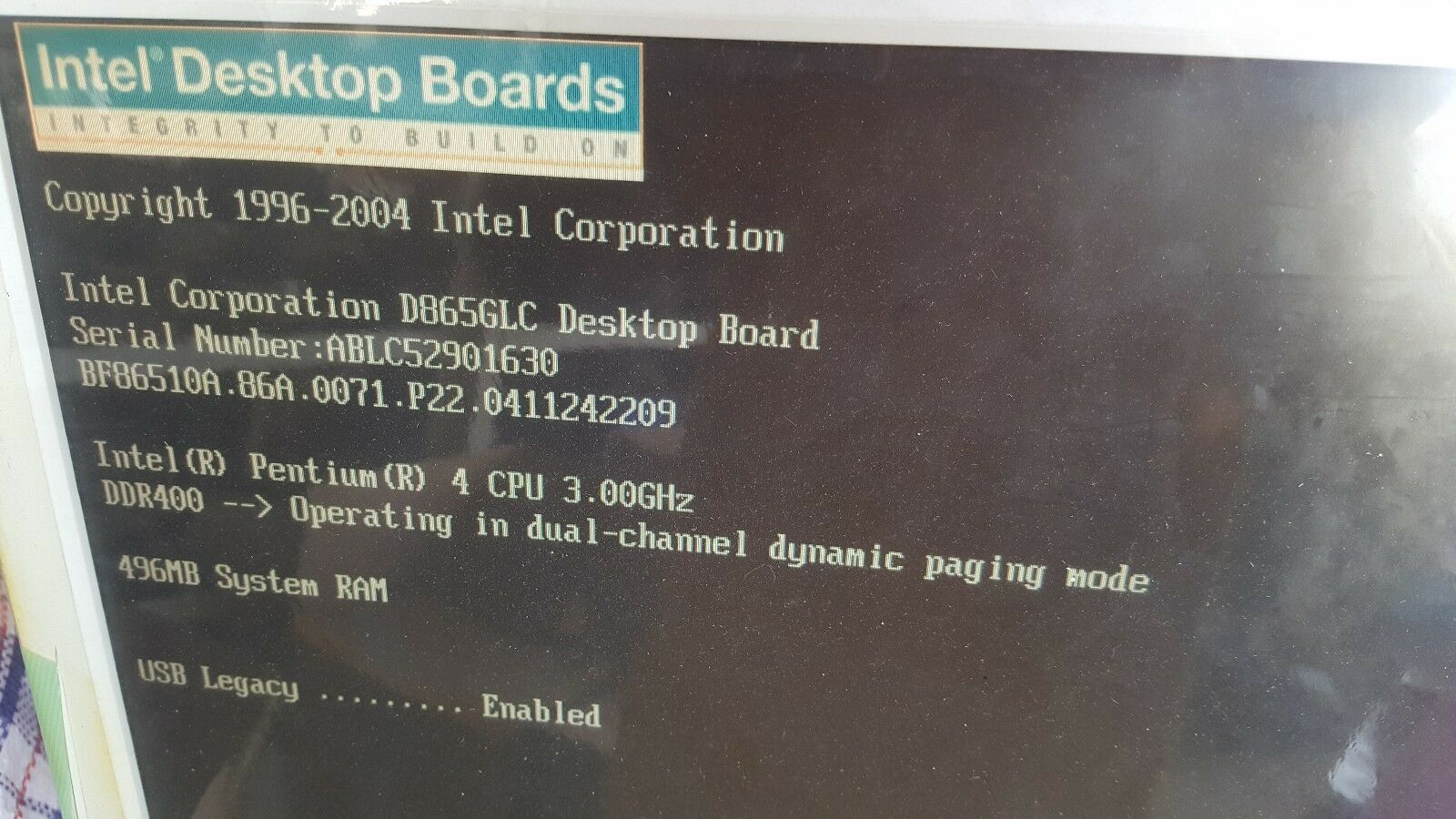 industrial pc board Intel D865GLC 3Ghz 512MB C28909-414 Grass valley ...