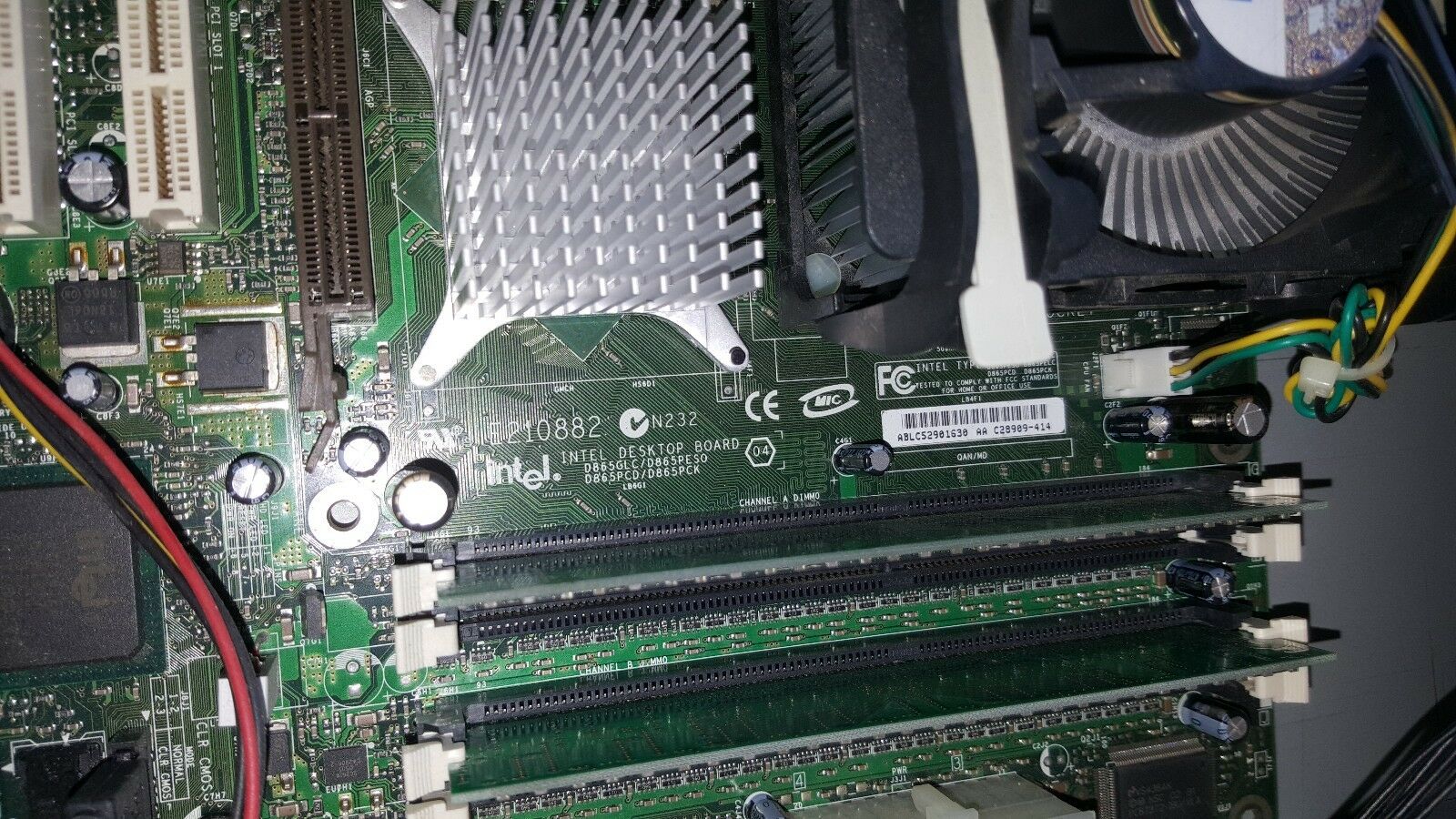 industrial pc board Intel D865GLC 3Ghz 512MB C28909-414 Grass valley ...