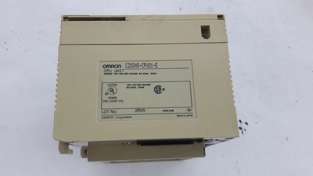 Omron Sysmac C200HS-CPU01-E Cpu Unit Programmable Controller C200HSCPU01E - Industrial SOL Pte Ltd