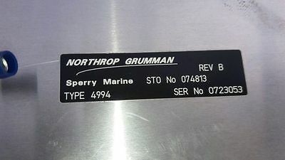 New Navitwin IV 4994 Rev B Sperry Marine Heading Management Systemx CDU ...