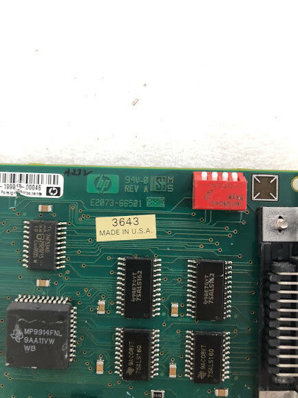 Hewlett-Packard E2071/82341 E2073-66501 HPIB/GPIB isa pc interface ...