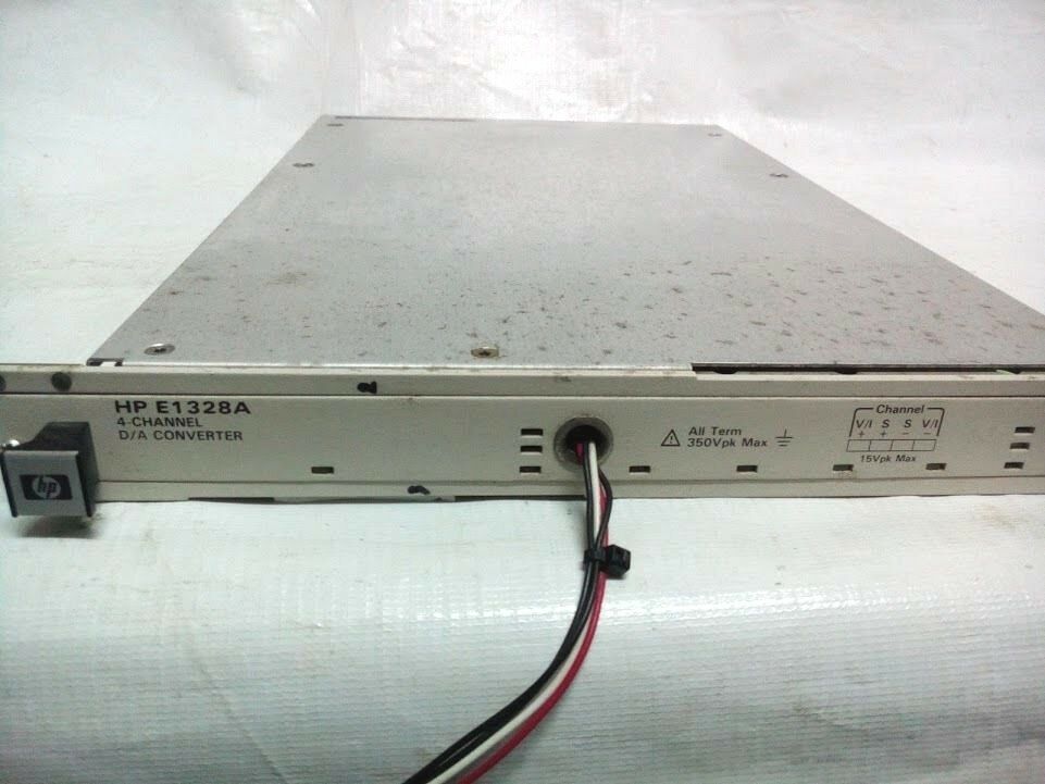 HP E1328A 4 Channel D/A converter VXI Bus E1403B Adapter HP E1401A High ...