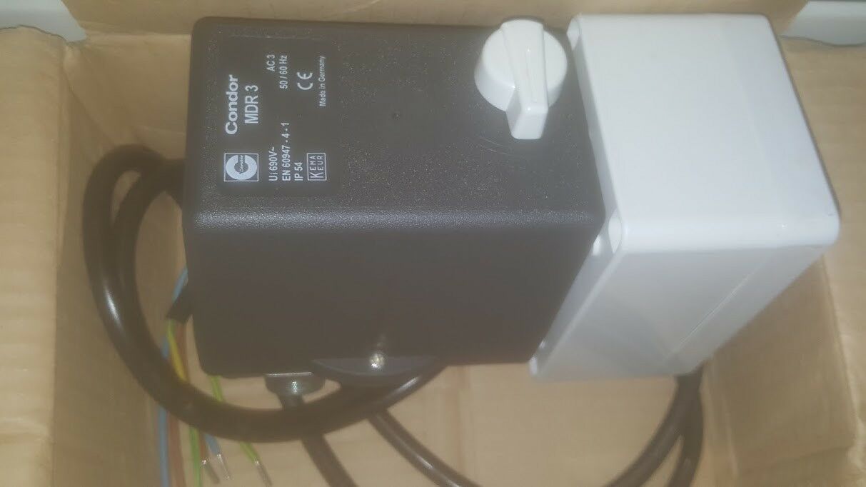 New Condor MDR3 Ui 690v pressure switch for 501PU10 - Industrial SOL ...