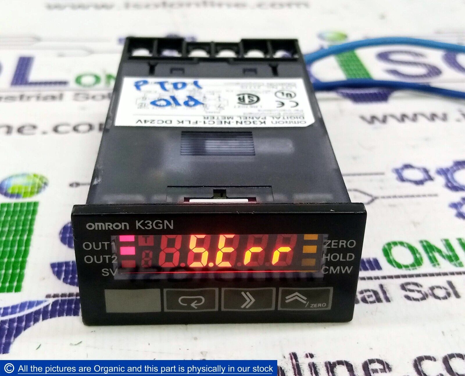 Omron K3GN-NEC1-FLK Digital Panel Meter DPM DC24V 4-20mA K3GN-Series - Industrial SOL Pte Ltd