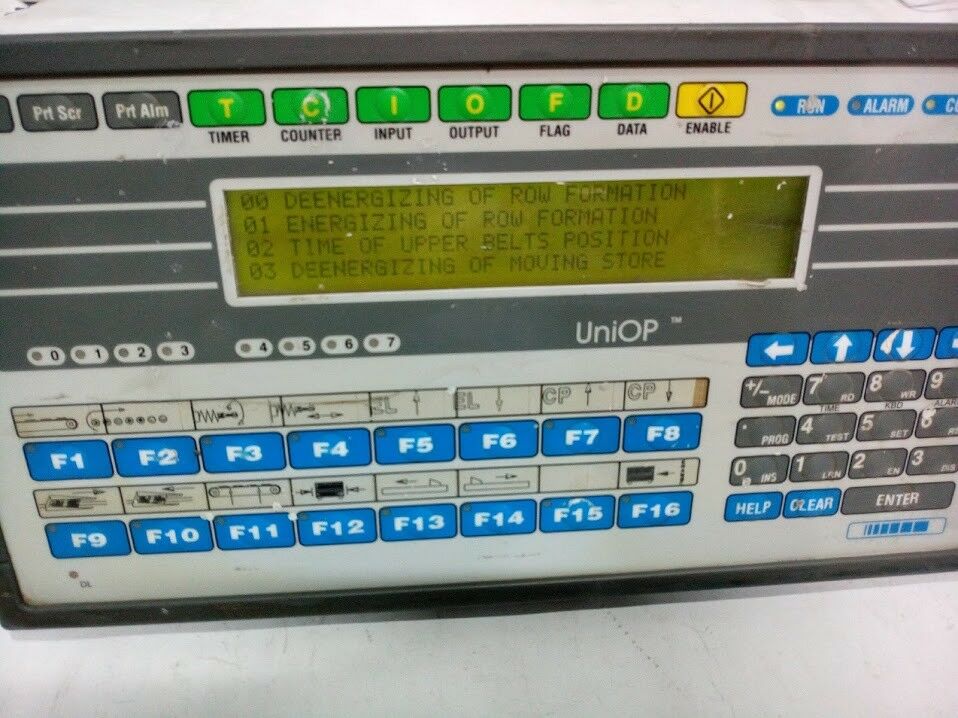 UniOP EK-04 6ZA983-7 V4.40 H/W V. 33A S/W V. FW32 4.40 Bedien Panel ...