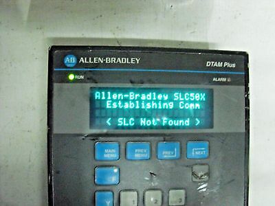 Allen-Bradley 2707-V40P2 DTAM Plus Ser B Rev A Operator Interface ...