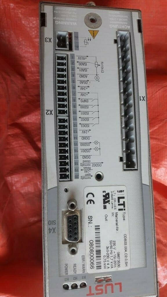 LTI Drives CDB32.004.C2.0,SH Software V 111.20-00 Positioning ...