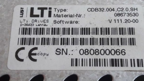 LTI Drives CDB32.004.C2.0,SH Software V 111.20-00 Positioning ...