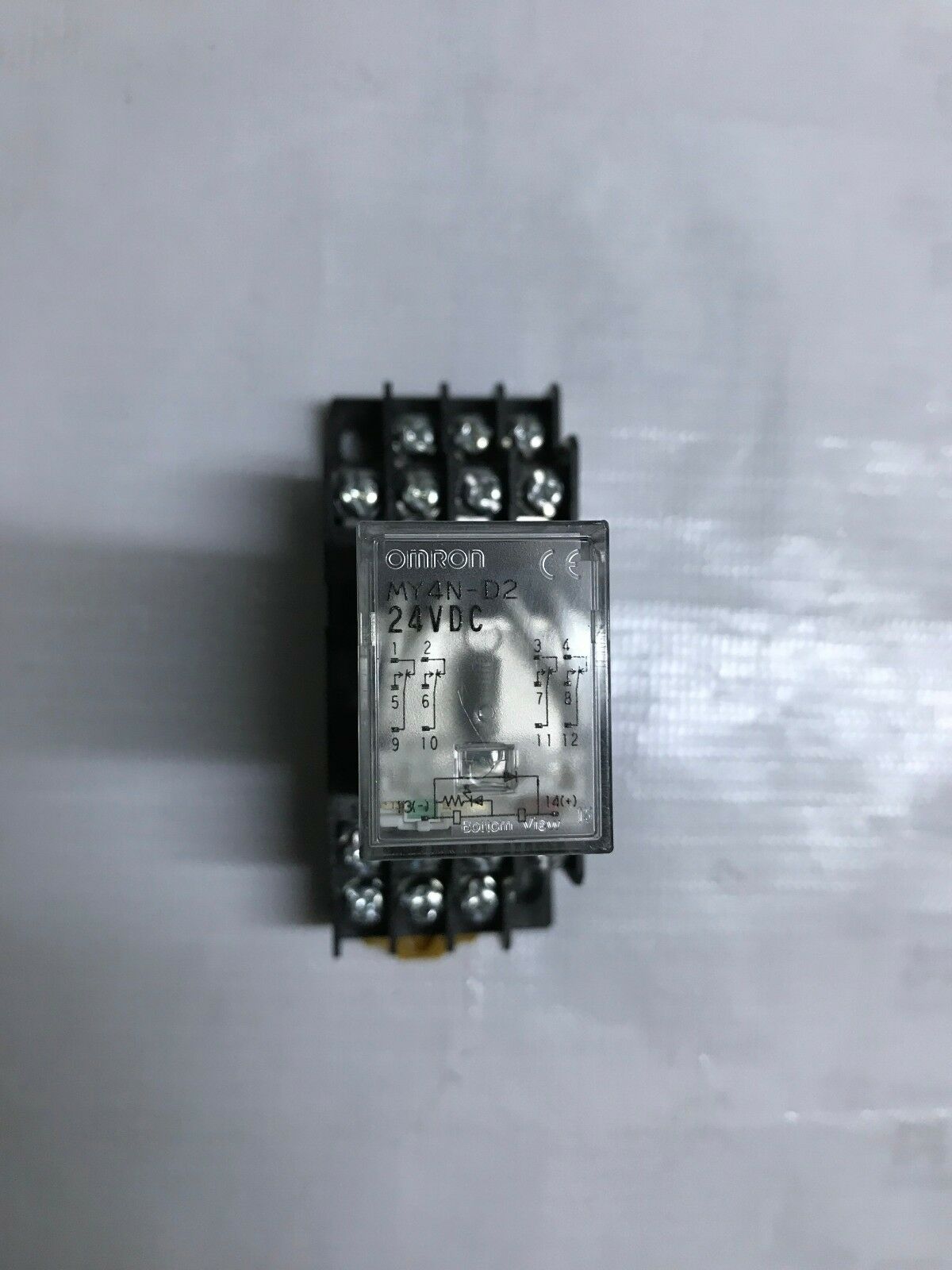 Omron MY4N-D2 Relay with base MY4ND2 - Industrial SOL Pte Ltd