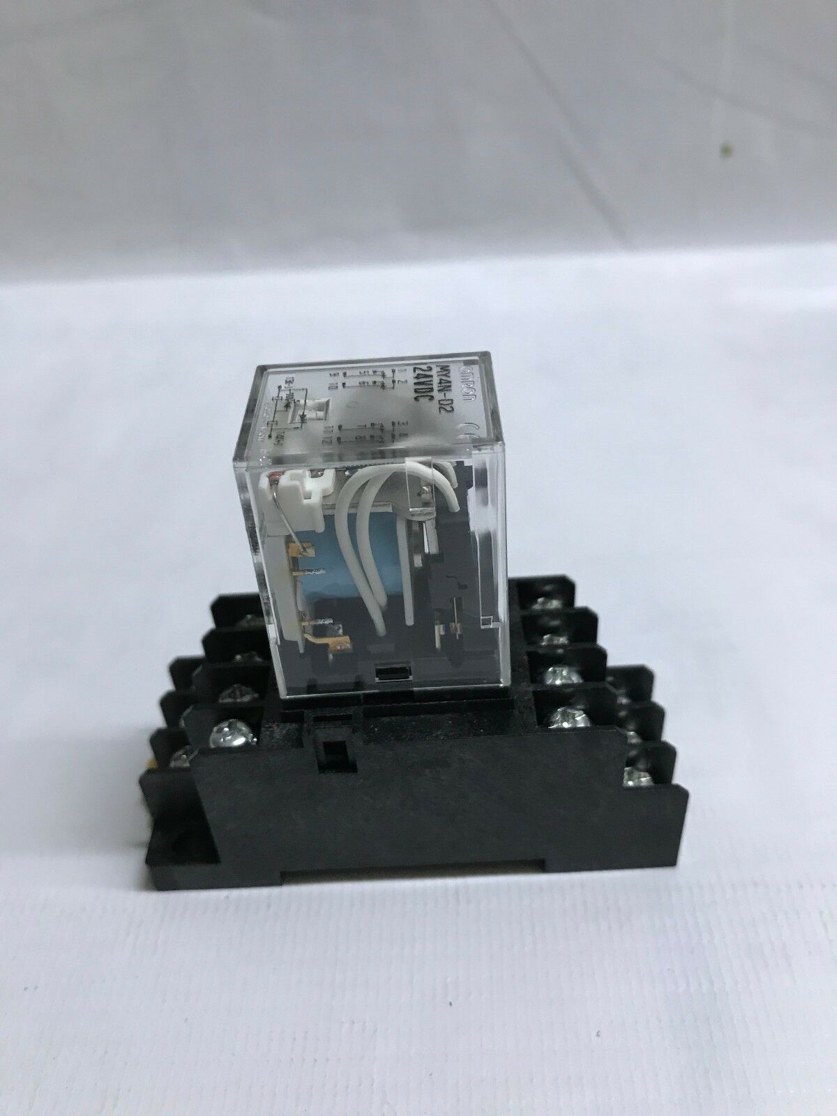 Omron MY4N-D2 Relay with base MY4ND2 - Industrial SOL Pte Ltd