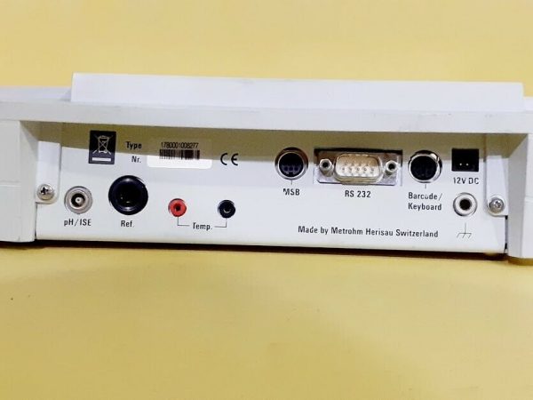Metrohm 780 1780001008277 Laboratory Ph Meter 780 - Industrial SOL Pte Ltd