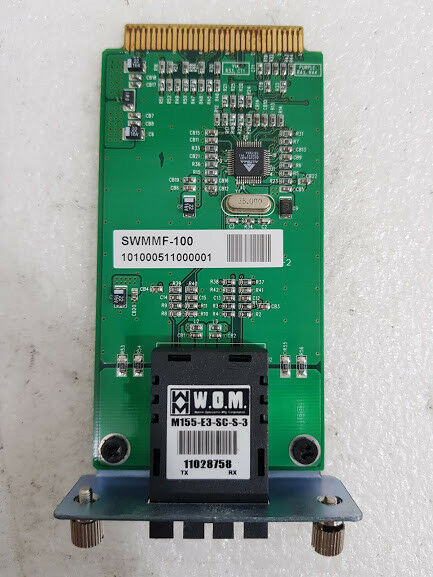 New 100Base-FX SWMMF-100 WOM M155-E3-SC-S-3 transceiver module ...
