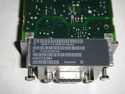 New Siemens 6SN1114-0NB00-0AA2 Ver.D Simodrive 611U Option-Profibus DP2 ...