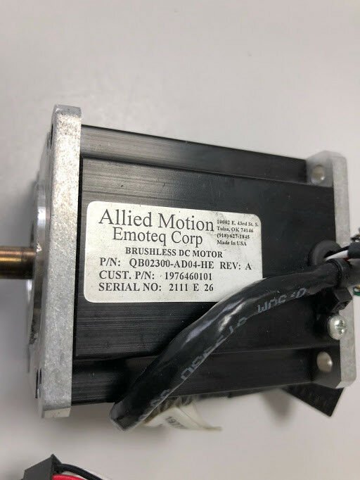 Allied Motion Emoteq Corp Brushless DC Motor QB02300-AD04-HE Rev:A ...