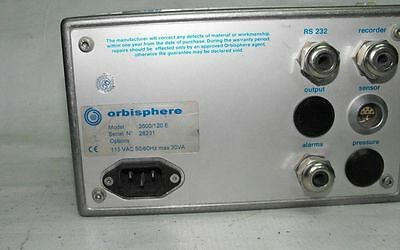 Orbisphere Labratories 3600 Analyzer 3600/120.E 115Vac 50/60Hz 30VA - Industrial SOL Pte Ltd