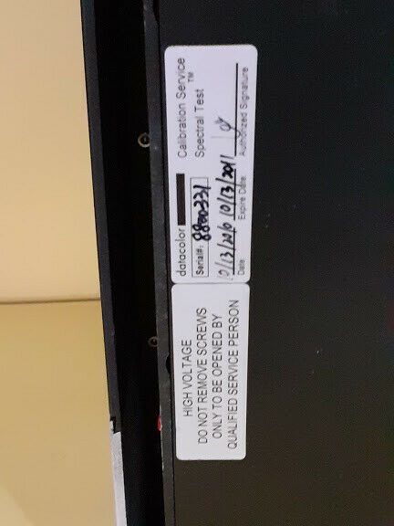 Applied Color Systems Datacolor 600 Spectraflash SF600X P/N 1200-1397 ...