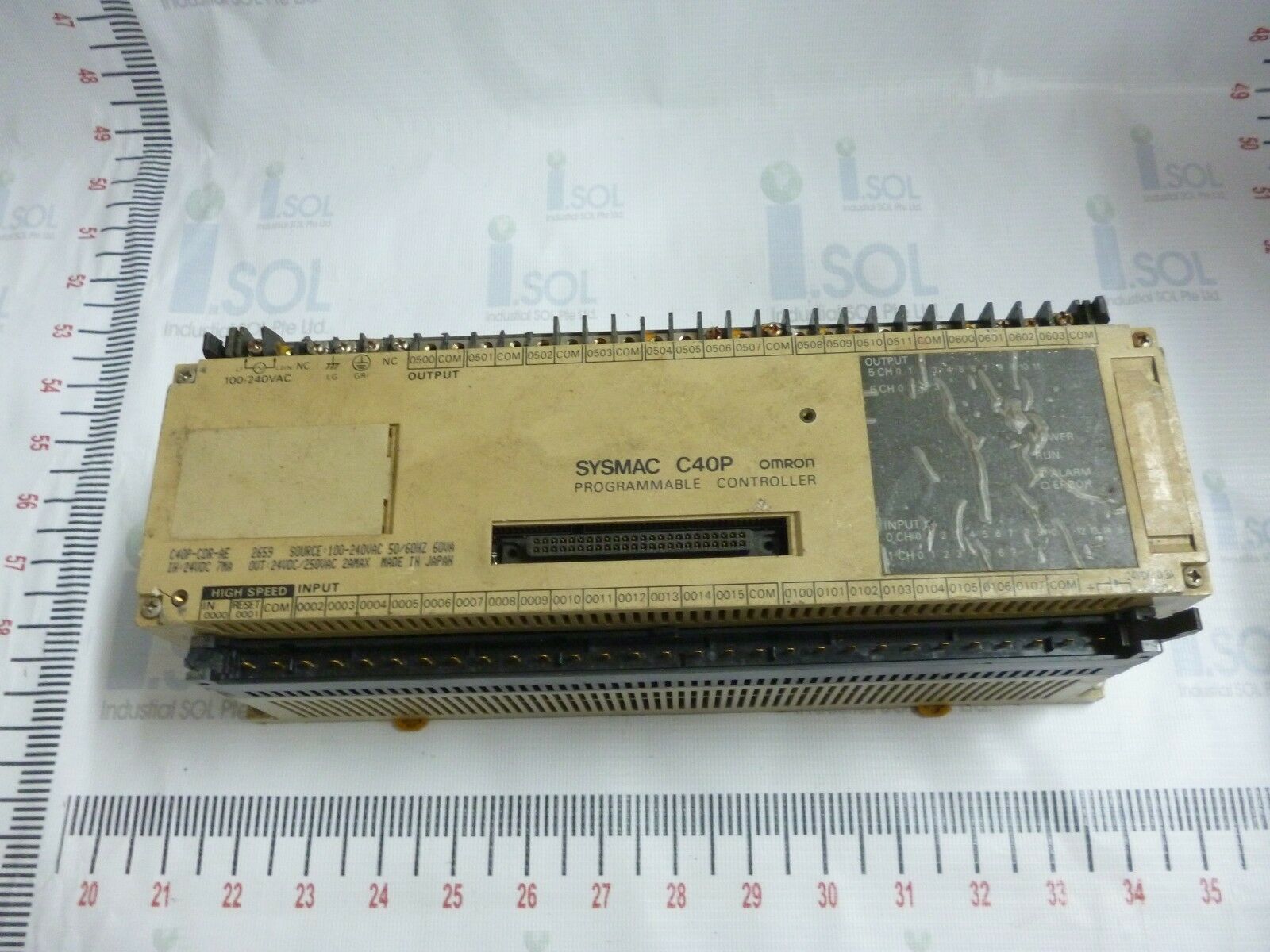 Omron Sysmac C40P Programmable Controller - Industrial SOL Pte Ltd