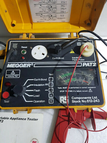 Megger PAT2 Portable Appliances Tester RS Components PAT-2 - Industrial ...