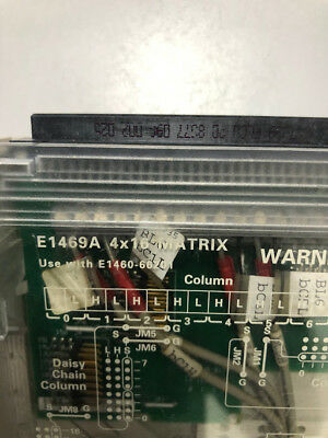 E1469A 4X16RELAY MATRIX MULTIPLEXER VXI E1460-80011 HP AGILENT KEYSIGHT ...