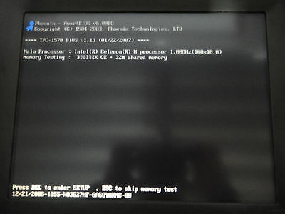 Advantech TPC-1570H Touch Panel Computer TPC-1570 Bios V1.13 TPC-1570H ...