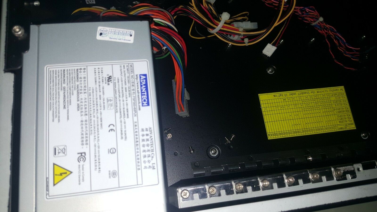 Advantech Industrial Computer IPC-610-F CASE IPC-610-FBP-30zfbe rev A0 ...