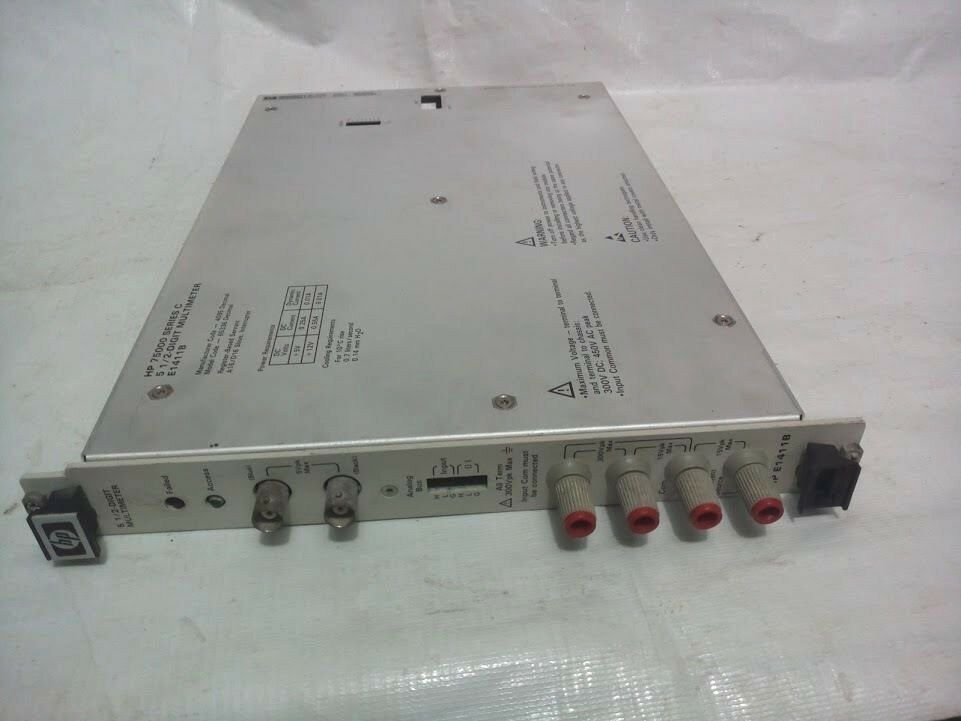 HP E1411B 75000 Ser C 5 1/2-DIGIT Ser C Multimeter VXI Bus HP E1401A ...