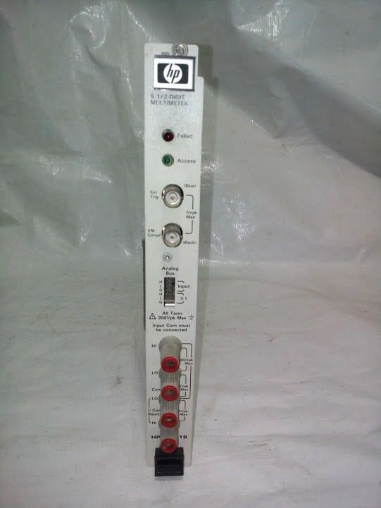 HP E1411B 75000 Ser C 5 1/2-DIGIT Ser C Multimeter VXI Bus HP E1401A ...