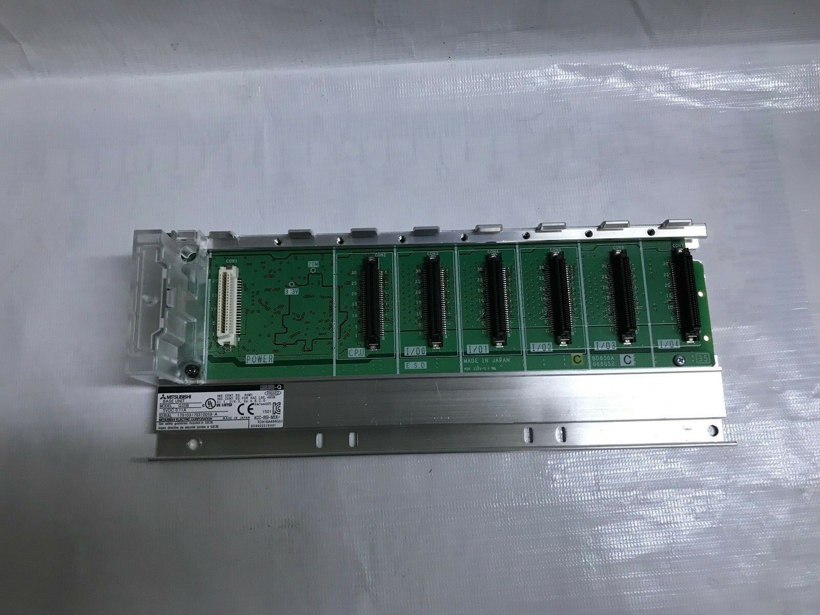 Mitsubishi Q35B Base unit 5VDC 0.11A - Industrial SOL Pte Ltd