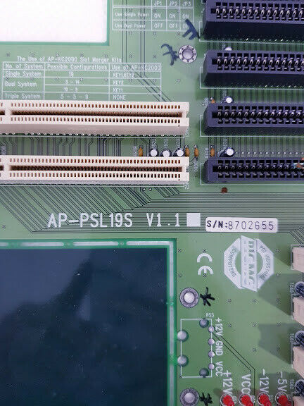 AP-PSL19S V1.1 PICMG PCI/ISA Backplane - Industrial SOL Pte Ltd