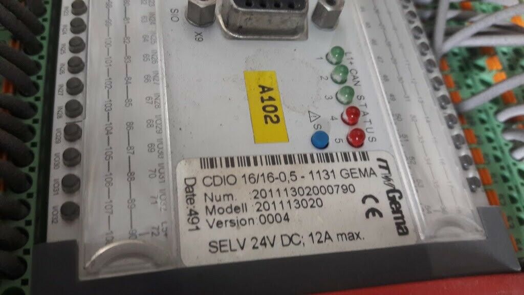 ITWGema 201113020 Version 0004 CDIO 16/16-0,5-1131 GEMA Control unit ...