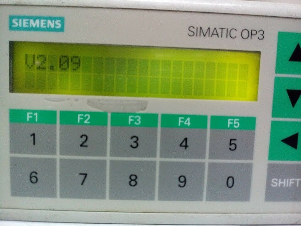 Siemens Simatic OP3 6AV3503-1DB10 V2.09 Operator Panel Interface ...