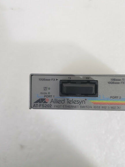 Allied Telesis AT-FS202 Fast Ethernet Switch IEEE 802.3/802.3U Telesyn ...