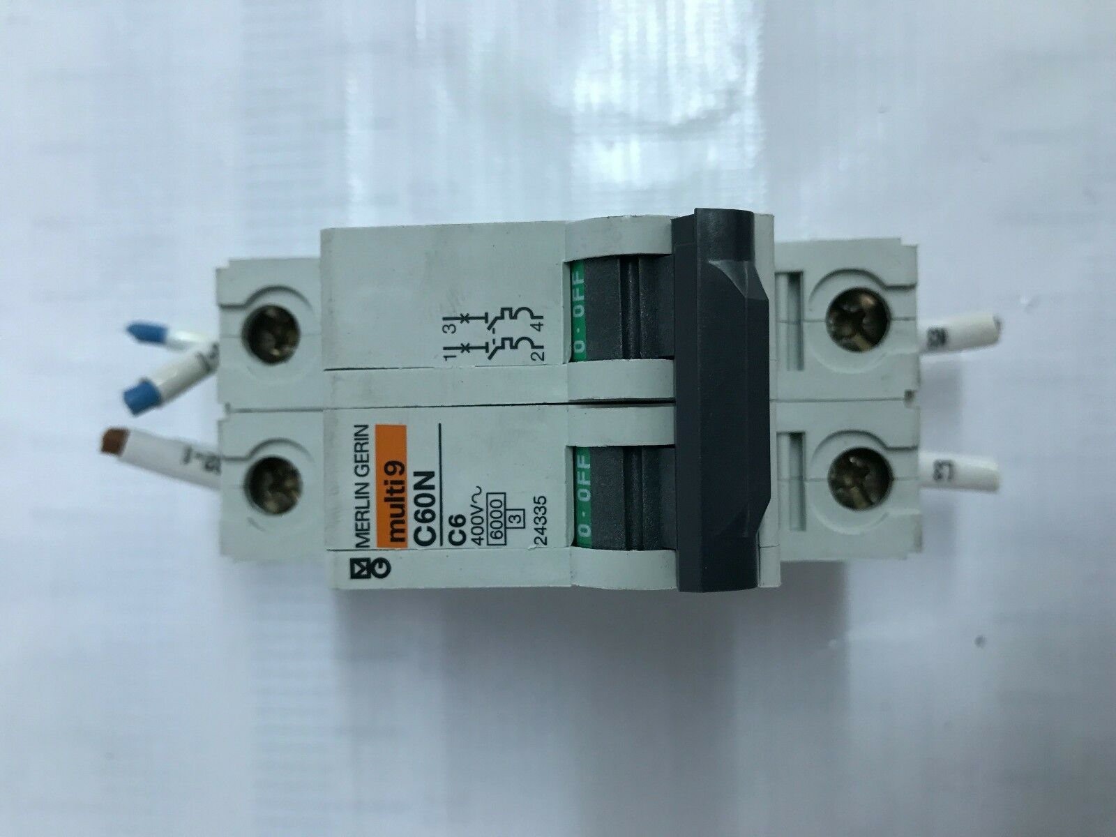 Merlin Gerin 24335 MULTI 9 C60N 400V C6 Circuit Breaker C-CURVE ...