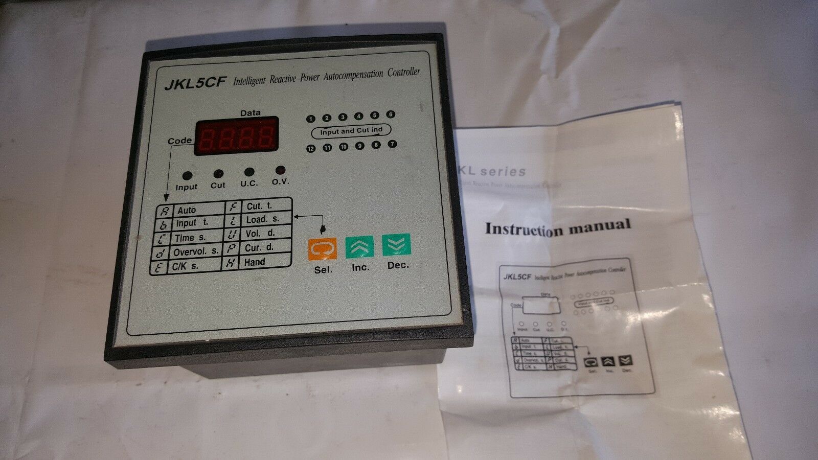 JKL5CF Intelligent reactive power compensation controller JKL series ...