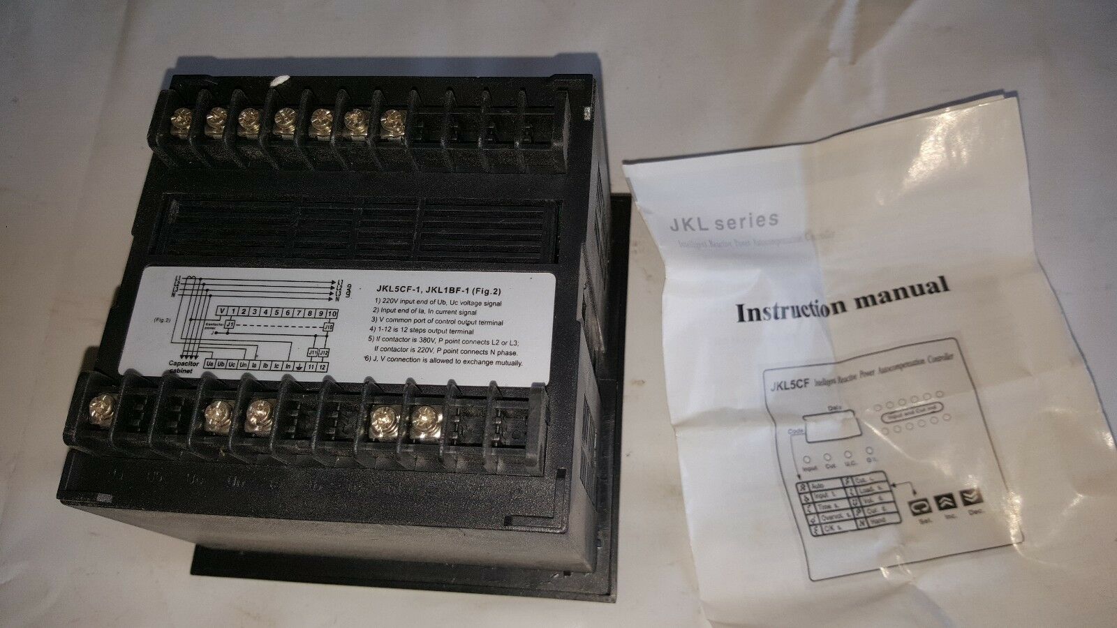 JKL5CF Intelligent reactive power compensation controller JKL series ...