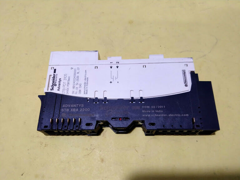 Schneider Electric STB PDT 3105 with STB XBA2200 base New - Industrial ...